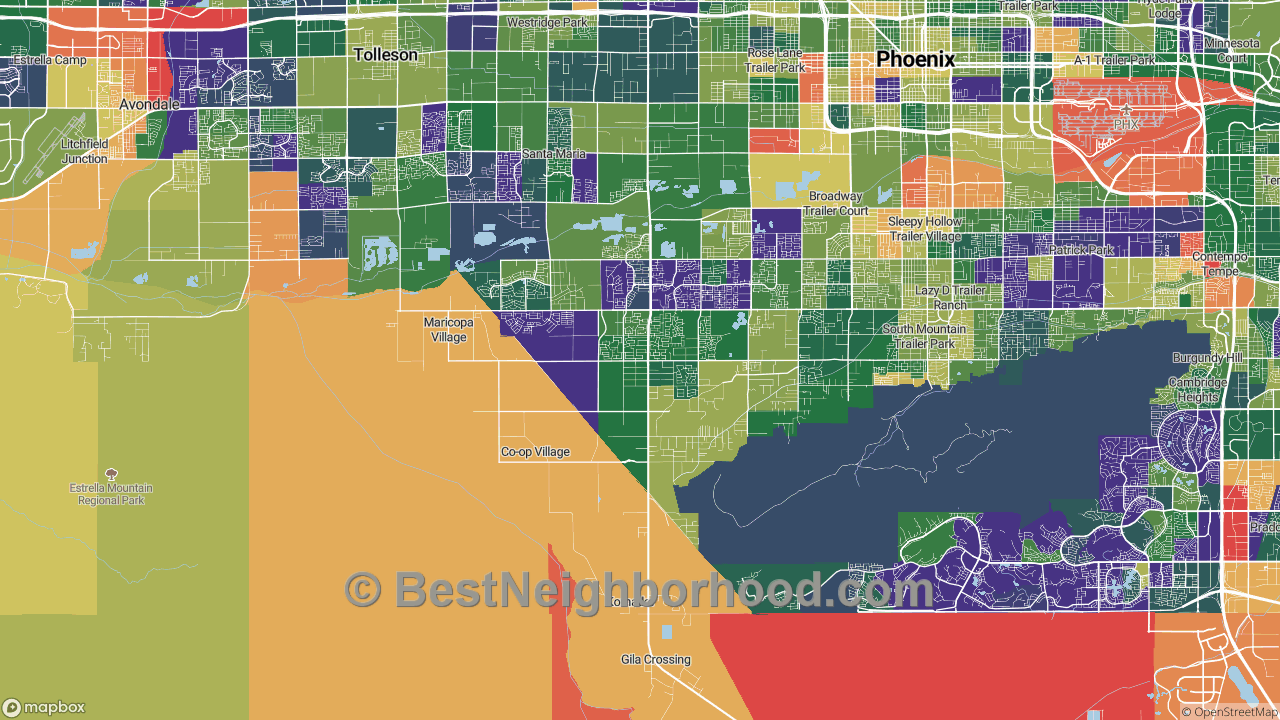 Laveen Arizona Map