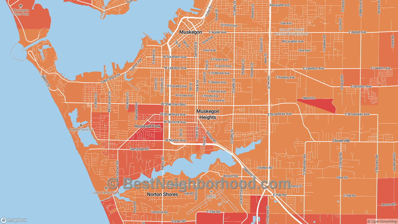 Muskegon Map